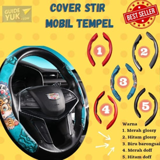 Jual Cover Stir Mobil / Sarung Stir Mobil Tempelan carbon | Shopee ...