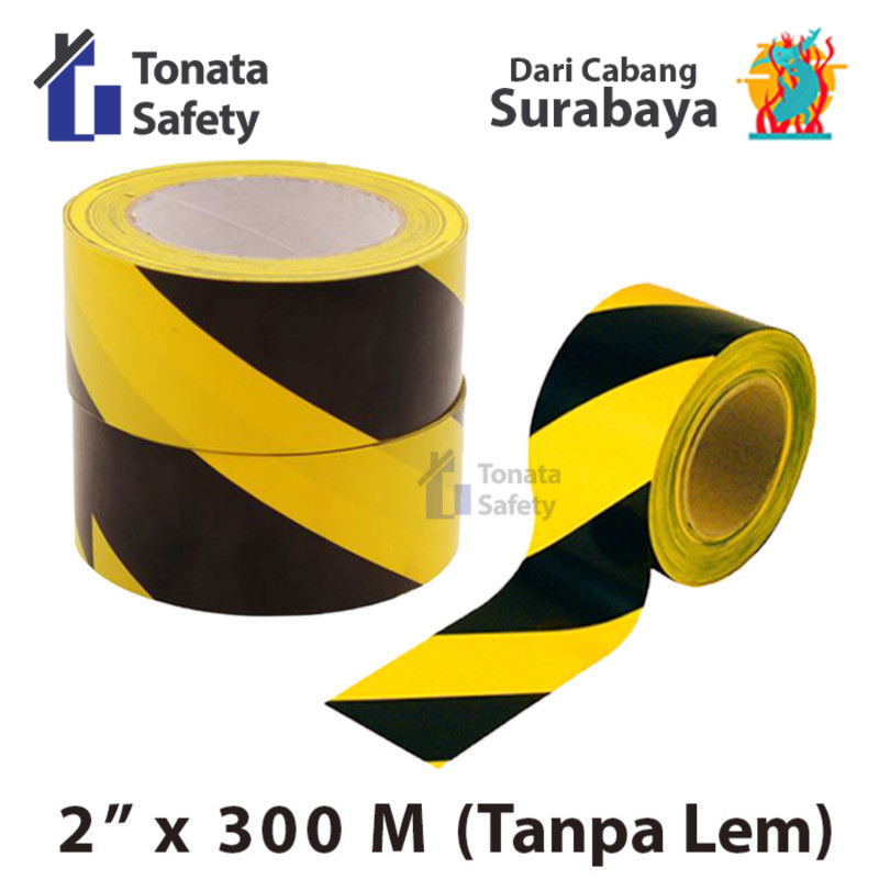 Jual Police Line Kuning Hitam / Garis Polisi 2 Inchi x 300 Meter ...