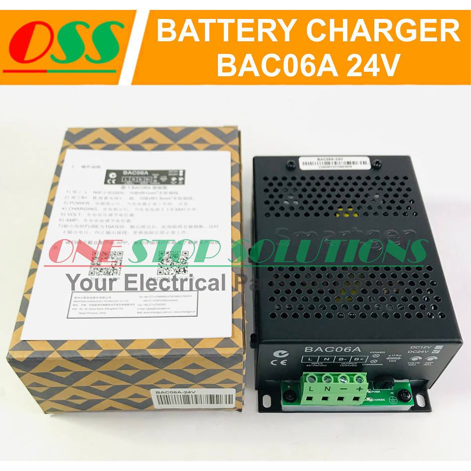 Jual BATTERY CHARGER SMARTGEN BAC06A 24V 5A 6A | Shopee Indonesia