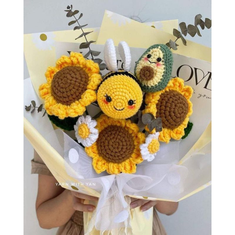 Jual Flora Series Crochet / Rajut by My_Cro (PER-BUNGA) | Shopee Indonesia