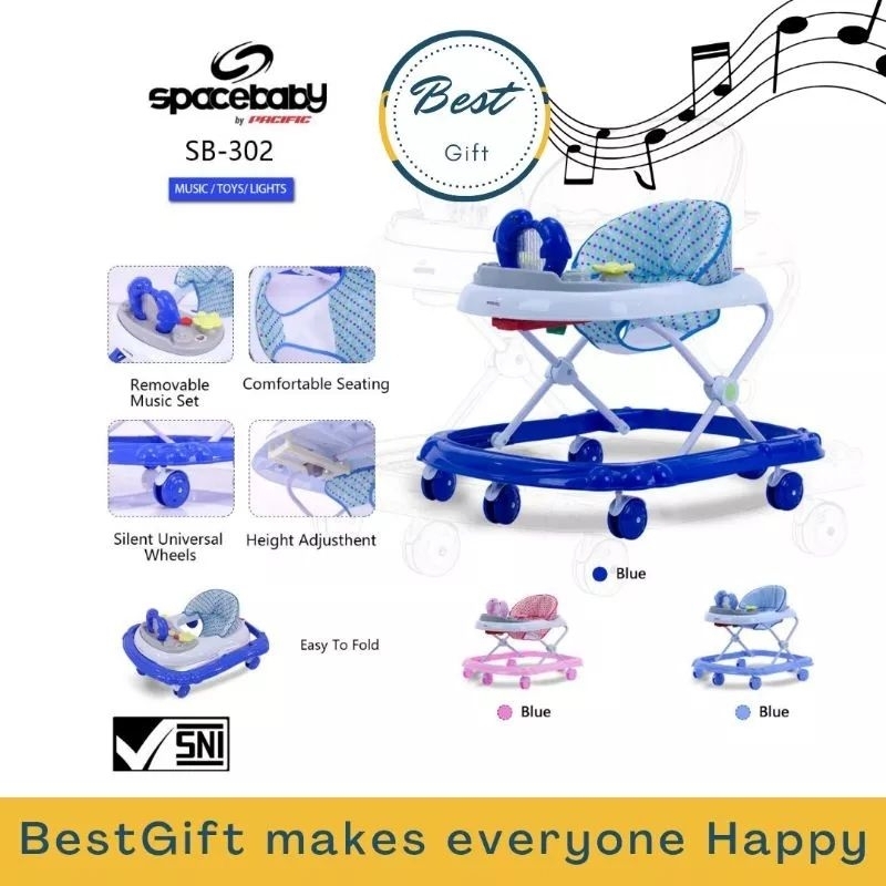 Jual Space Baby Sb 302 Sb307 Sb317 Sb309 Sb711 / Baby Walker / Alat ...
