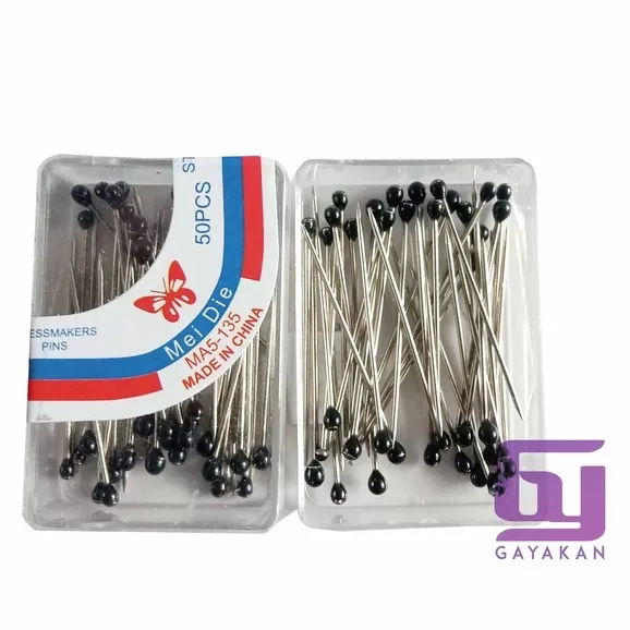 Jual 1 Kodi (20 Kotak Mika) Jarum Pentul Ukuran Mini Kecil Multiwarna ...