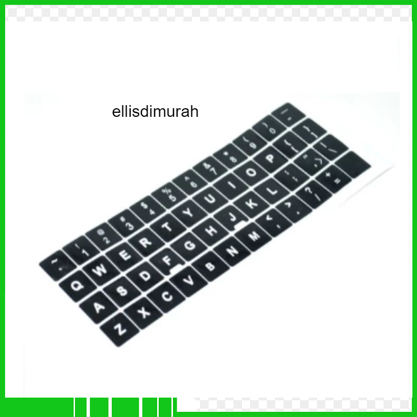 Jual Sticker keyboard English QWERTY angka komputer laptop pc tempel ...