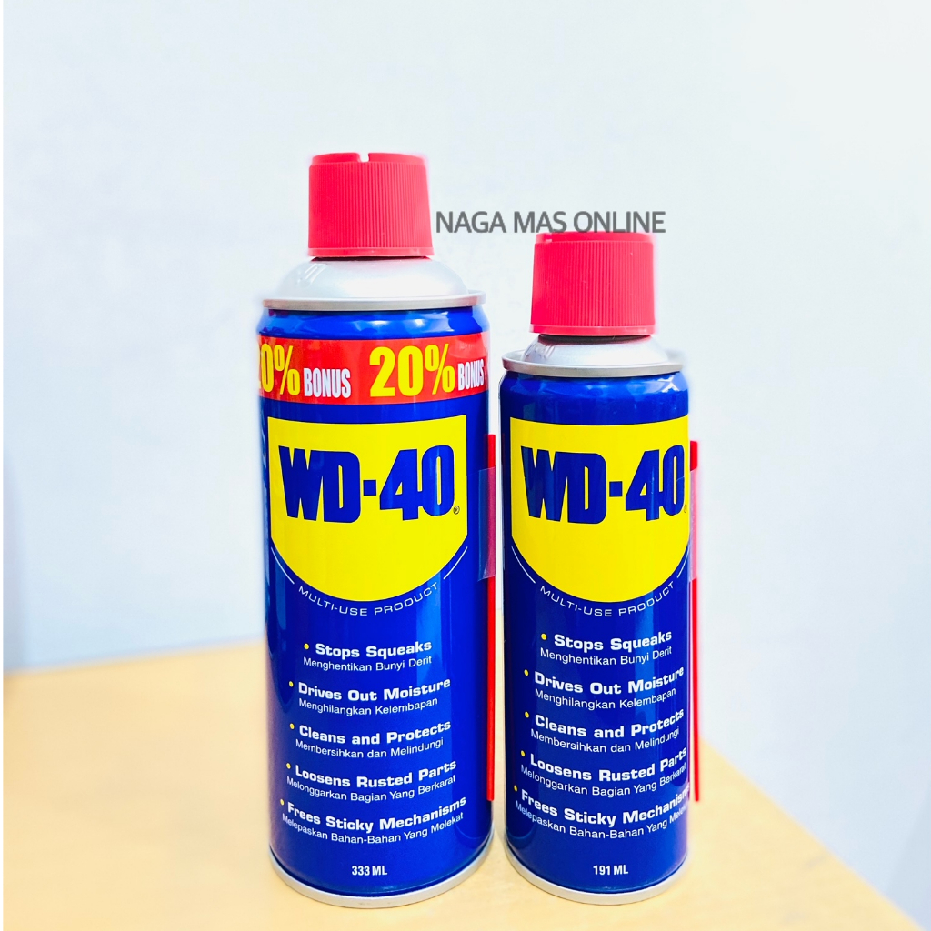 Jual WD 40 PELUMAS SERBAGUNA ANTI KARAT (333 ML/191 ML) / WD40 ANTI KARAT MULTI USE PRODUCT ...