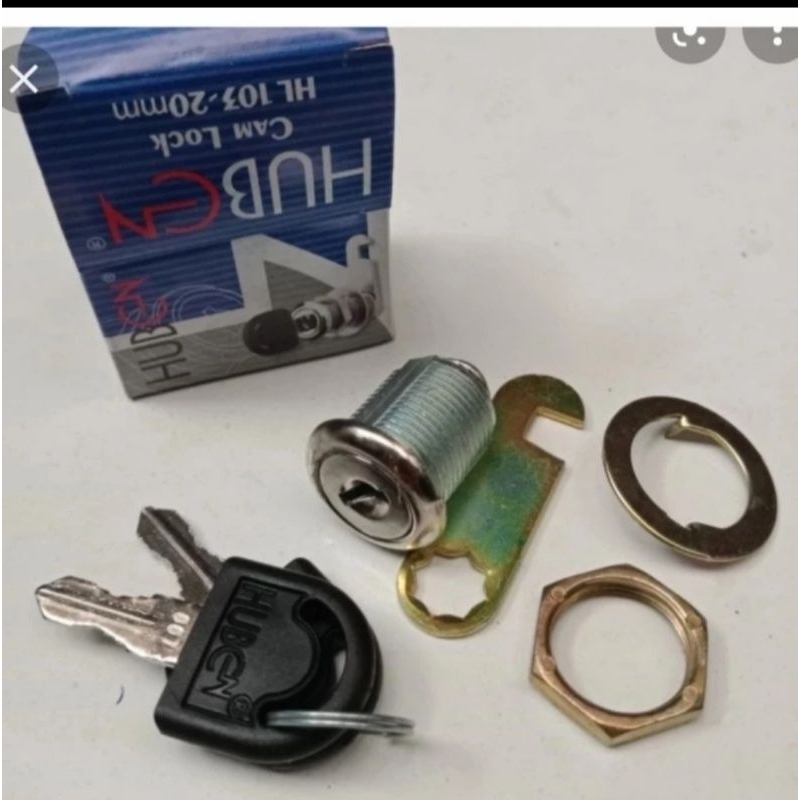 Jual Kunci loker huben 20mm,kunci loker huben hl 103 20mm,huben cam lock 20mm | Shopee Indonesia