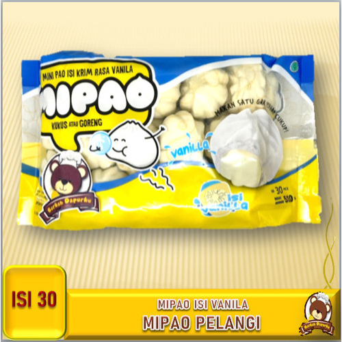 Jual Pelangi Mipao Vanilla Isi 30 Mini Bapao | Shopee Indonesia