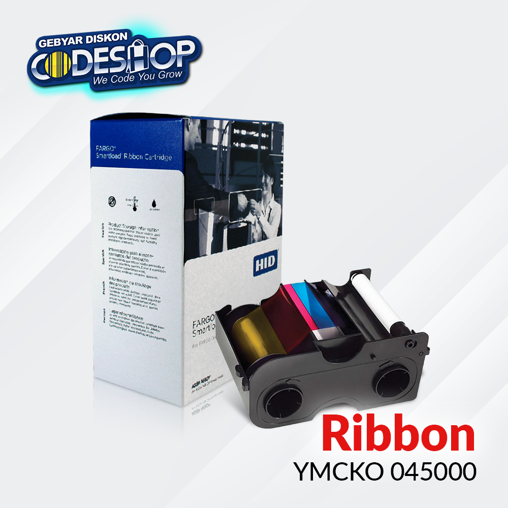 Jual Fargo DTC-1000 Ribbon Color YMCKO 250 Prints Tinta Warna 045000 ...