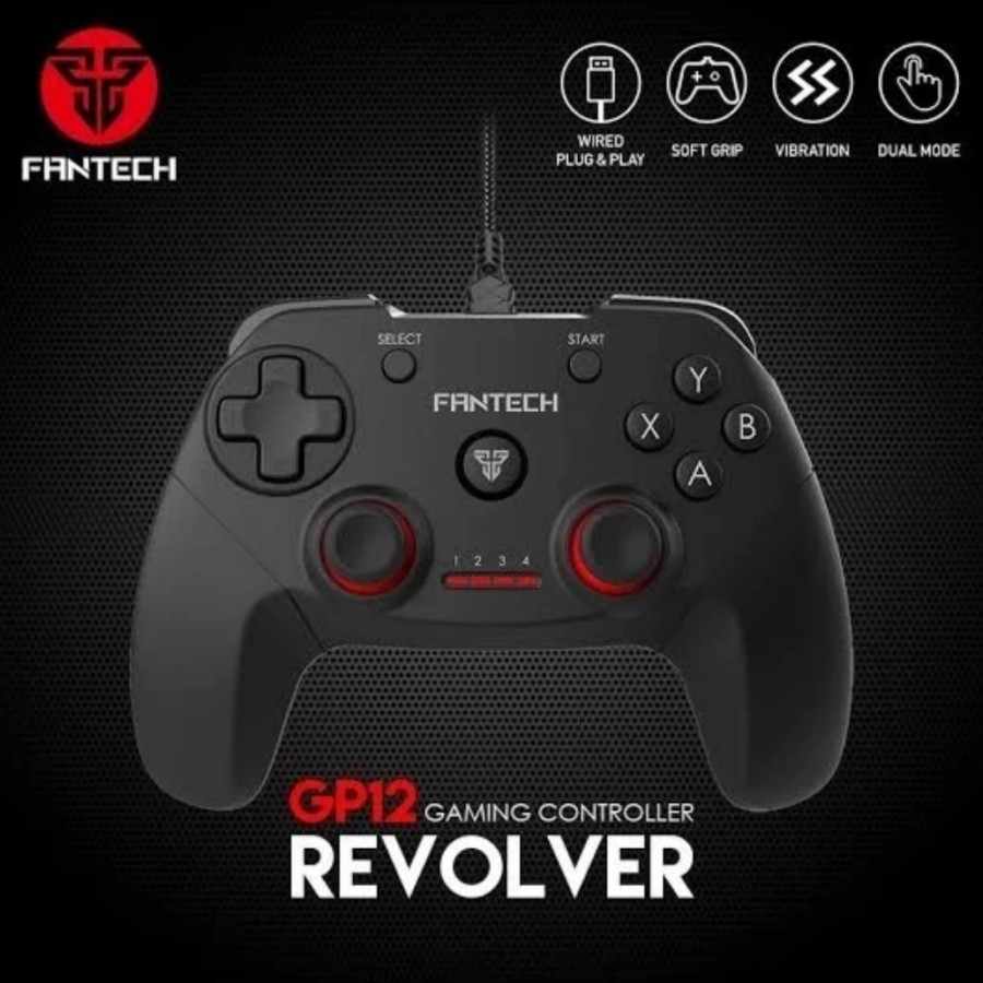 Jual Gamepad | Fantech Revolver GP12 - Gaming Controller - Joystick USB ...