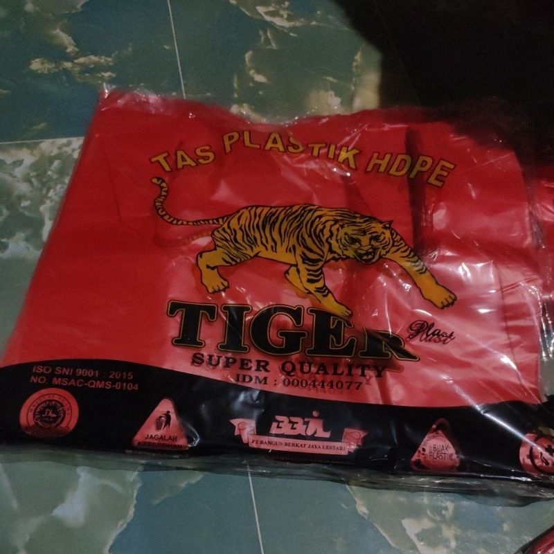 Jual Kantong HD Tiger Merah ukuran 35 | Shopee Indonesia