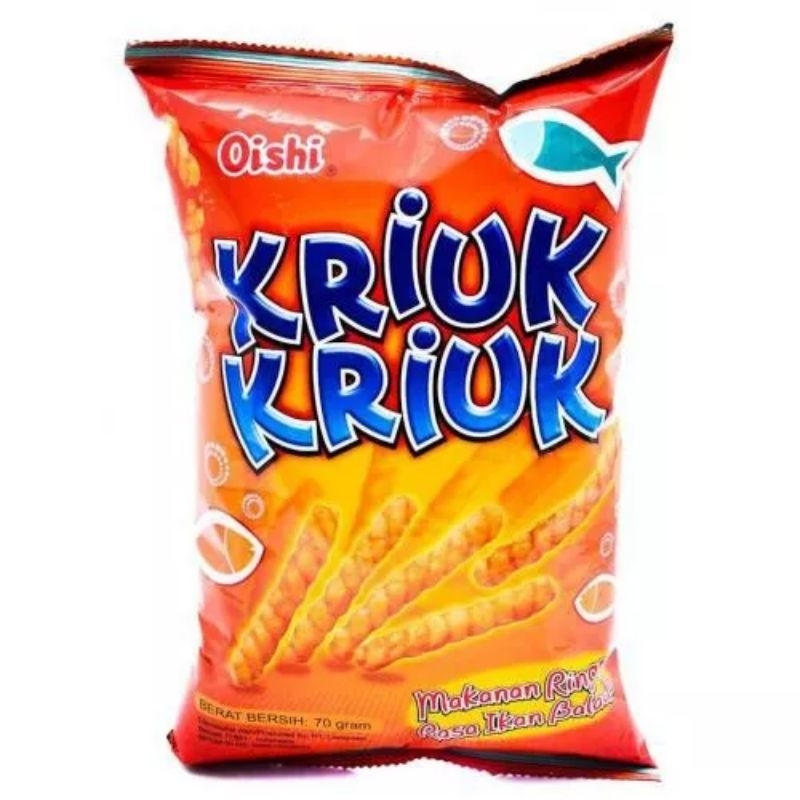 Jual Oishi KRIUK KRIUK rasa Ikan balado kemasan 60 gram | Shopee Indonesia