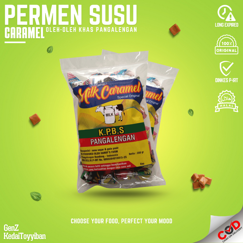Jual Permen Susu Sapi Karamel Milk Candy Caramel Snack Makanan Ringan ...