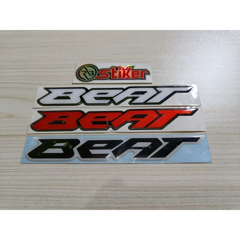 Jual Emblem beat timbul lentur 3D emblem motor honda beat | Shopee ...