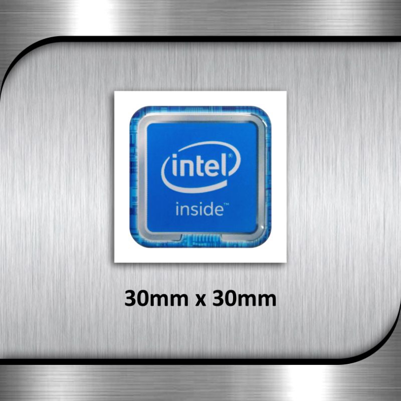 Jual Sticker Timbul Intel Inside | Shopee Indonesia