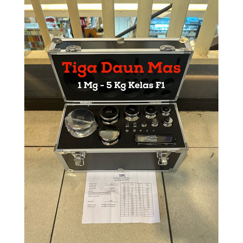 Jual Batu Timbangan 1 Mg - 5 Kg Kelas F1 / Anak Timbangan 1 Mg - 5 Kg F1 | Shopee Indonesia