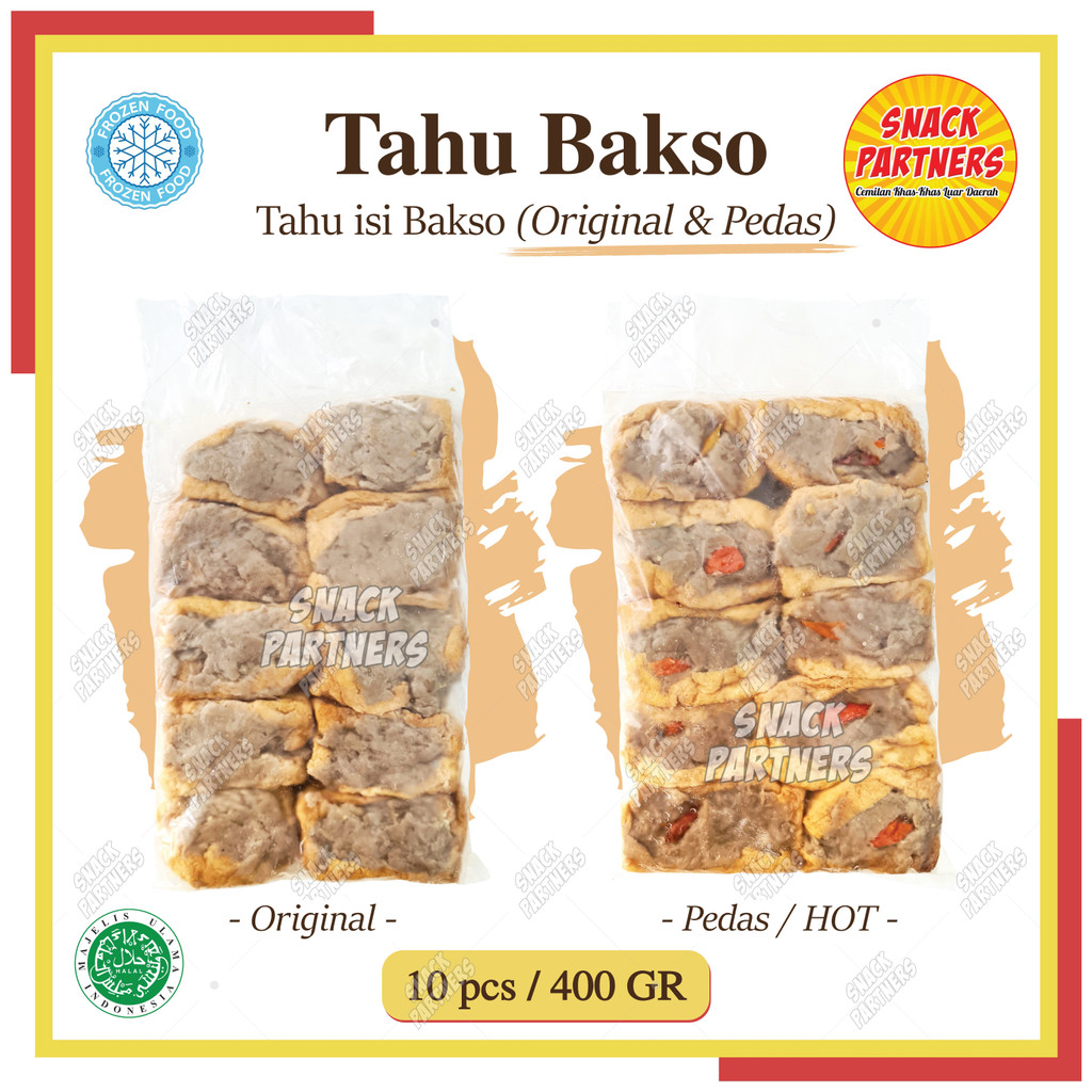 Jual TAHU BAKSO 10 PCS / 400 GR - Baso Pentol Original Pedas Hot ...