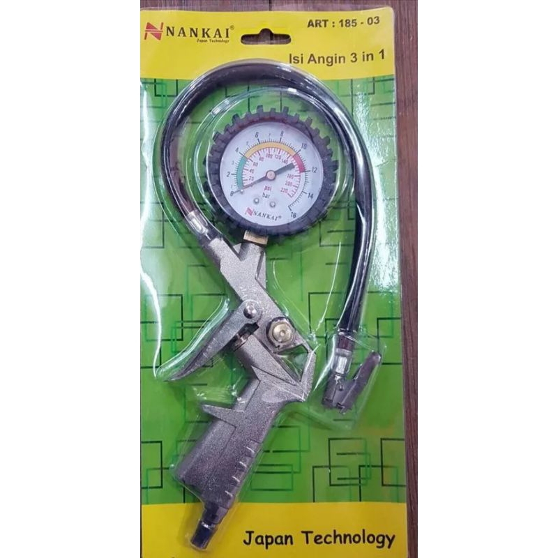 Jual Tire inflator Air Pressure Gun Ukuran Angin 3 In 1 Isi Angin ...