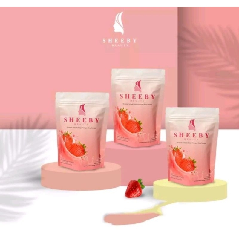 Jual SHEEBY BEAUTY COLLAGEN BOTOL DAN POUCH | Shopee Indonesia