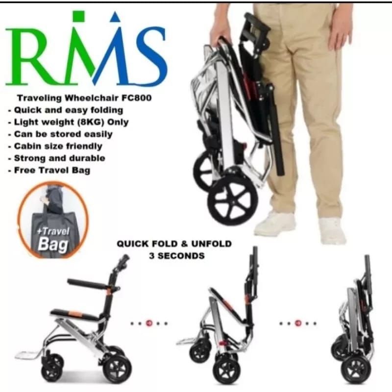 Jual Kursi Roda Traveling Ringan Alumunium | Shopee Indonesia