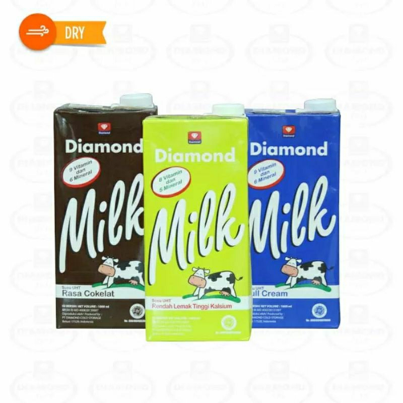 Jual Diamond Milk UHT Full Cream 1 Liter | Shopee Indonesia