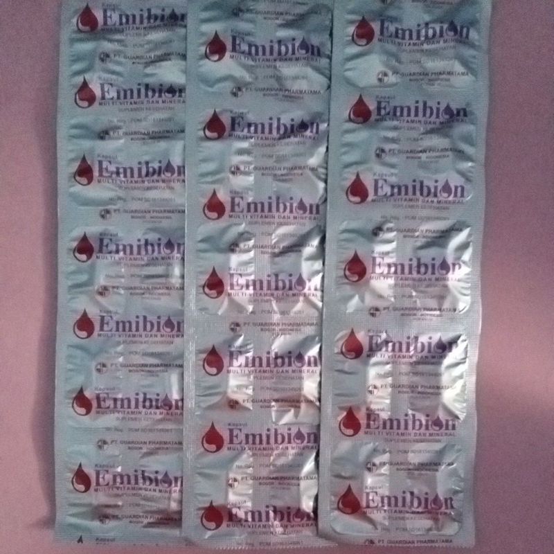 Jual Emibion Kapsul / 1 Strip @ 10 Kapsul | Shopee Indonesia