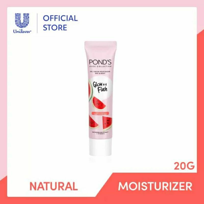 Jual PONDS JUICE COLLECTION MOISTURIZER WATER MELON EXTRACT 20 GRAM ...