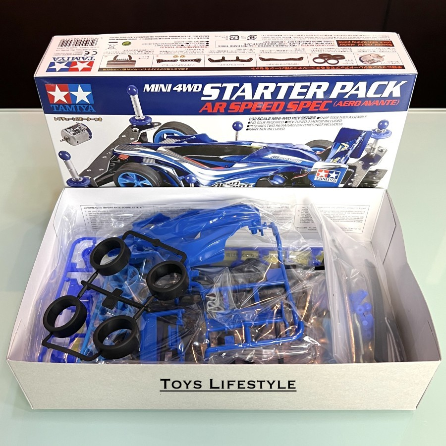 Jual Mainan Rakit Mobil Tamiya Mini 4WD - Aero Avante Starter Pack ...