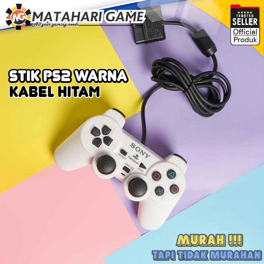 Jual Stick Stik PS2 Playstation 2 Sony Warna Putih/ Getar | Shopee ...