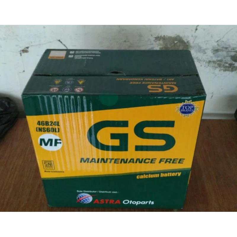 Jual Aki KERING GS MF ASTRA ORIGINAL NS60 , NS60L & NS60LS Avanza HRV Livina | Shopee Indonesia