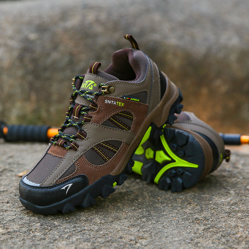 Jual Sepatu Gunung SNTA 436 BROWN GREEN Camping Adventur Outdoor Hiking ...