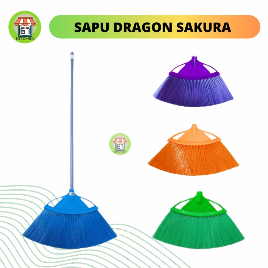 Jual DRAGON Sapu Lantai Nylon Sakura Dragon Sapu Lantai Plastik Sakura ...