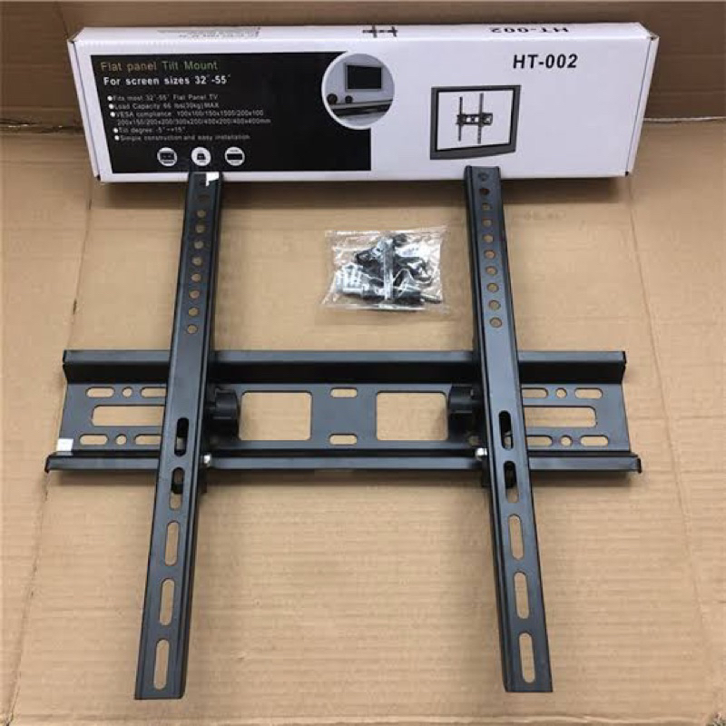 Jual BREKET BRACKET TV LED TEMPEL DINDING TEBAL HT-002 32" 40" 43" 50 ...