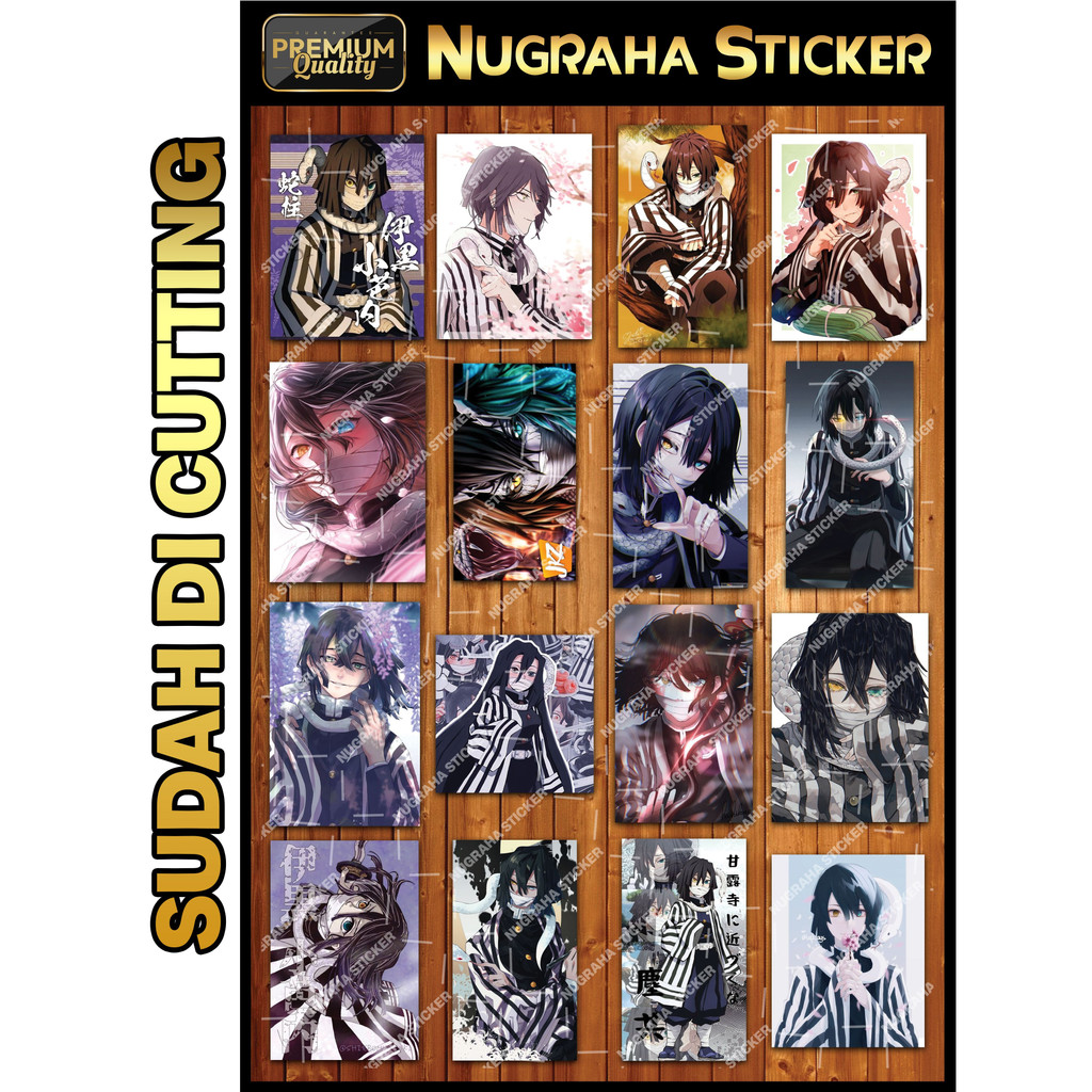 Jual 384 PCS Sticker Obanai iguro Demon Slayer - Obanai iguro Kimetsu ...