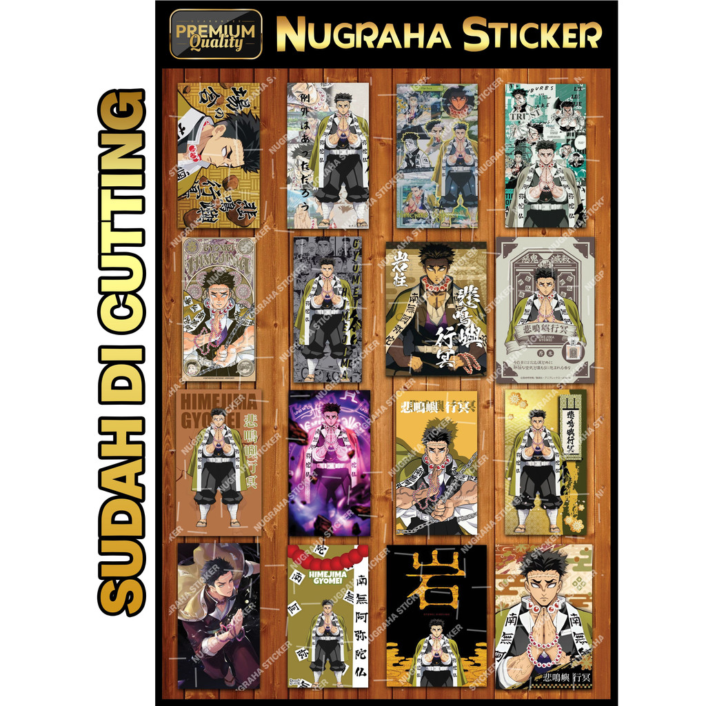Jual 400 PCS Sticker Gyomei Himejime Demon Slayer - Gyomei Himejime ...