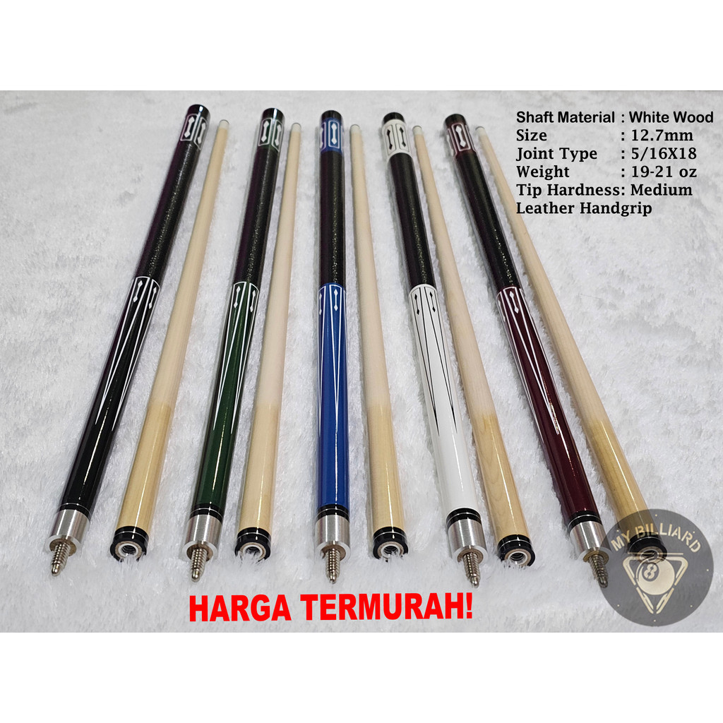 Jual Billiard Cue Stick Shaft archer Grip Stik Biliar Murah | Shopee ...