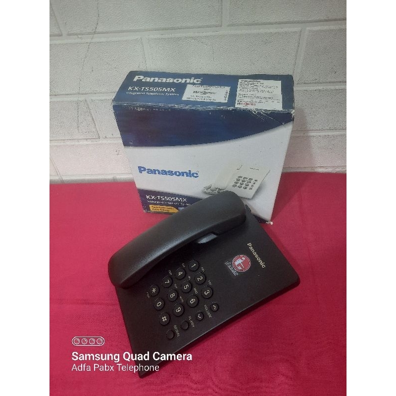Jual Telepon Rumah Dan Kantor Panasonic KX-TS505 Second | Shopee Indonesia