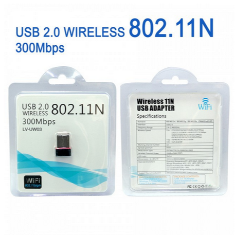 Jual USB WIFI WIRELESS ADAPTER 802.11N 300MBPS | Shopee Indonesia