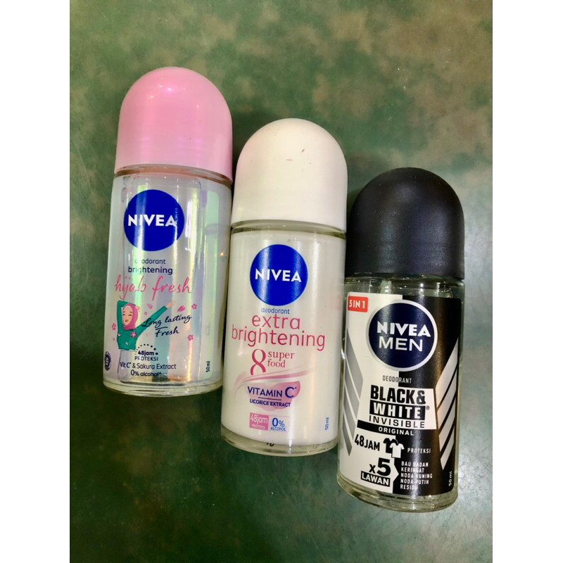 Jual NIVEA Deo Roll On 50 ml Botol Besar | Shopee Indonesia