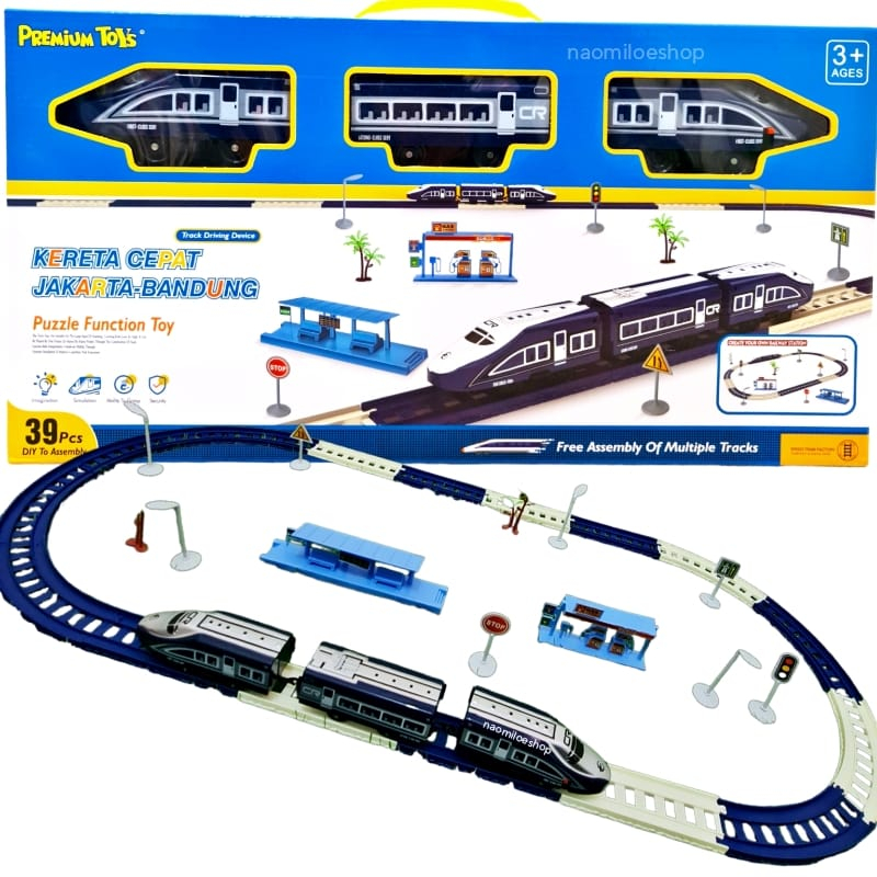 Jual Mainan Kereta Api Cepat Jakarta Bandung Mainan Anak Express Train Bridge Set | Shopee Indonesia