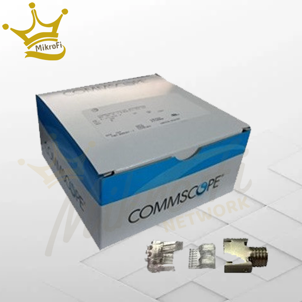 Jual Connector RJ45 UTP Cat6 Commscope / AMP Konektor Original | Shopee ...