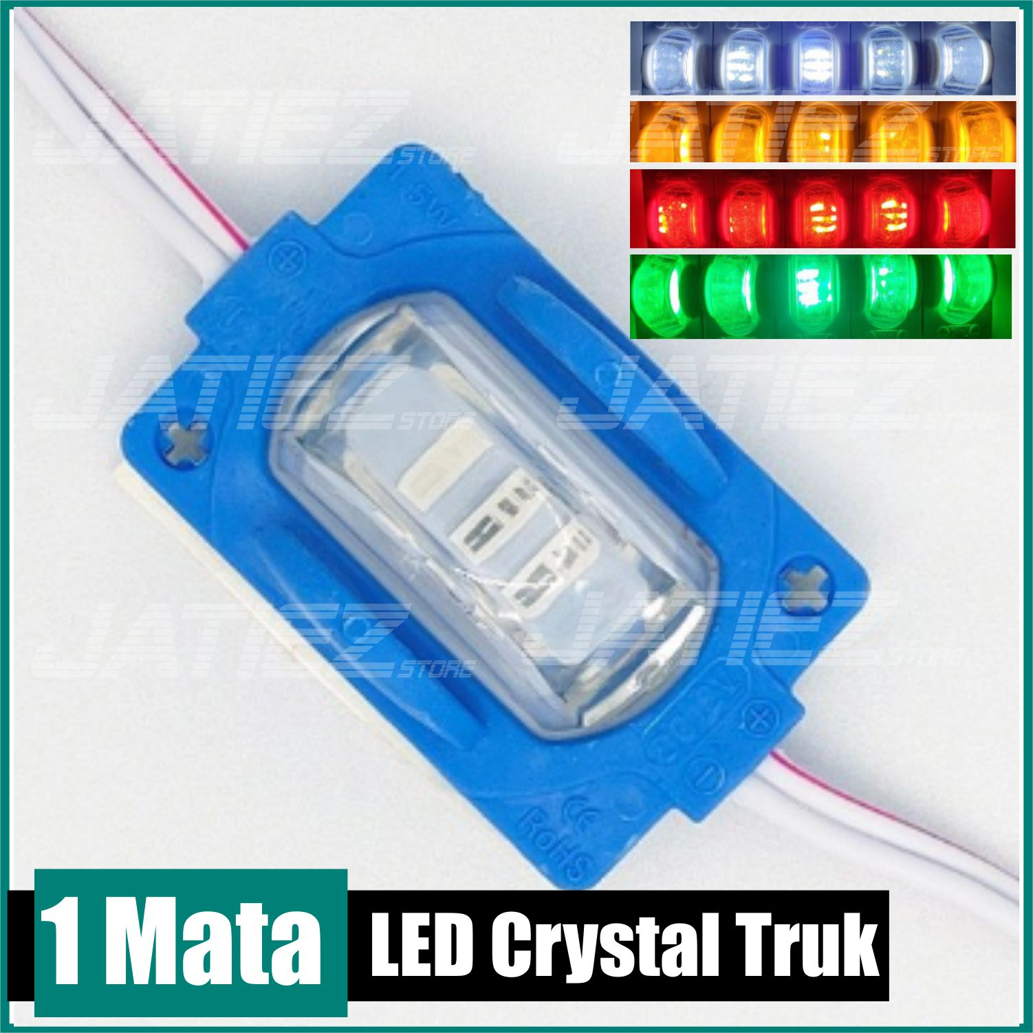 Jual Lampu Led 1 Mata Jumbo 12V 24V - LED Cristal 1 Mata | Shopee Indonesia