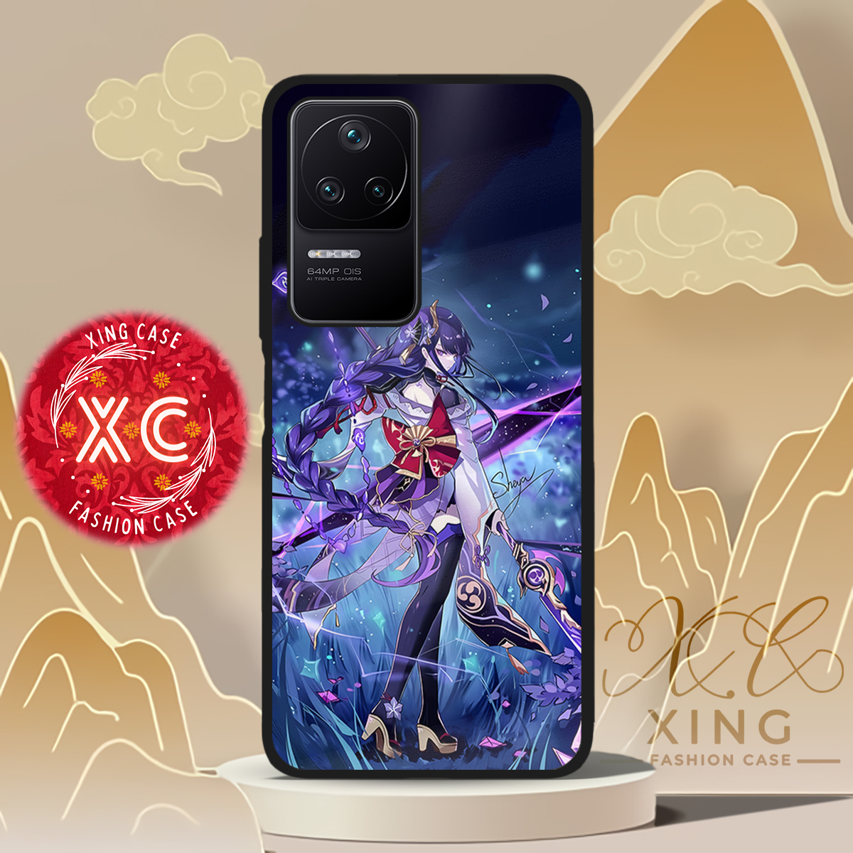 Jual |GI04| XING CASE HP XIAOMI POCOPHONE F4 POCO GLOSSY KILAU EFEK ...