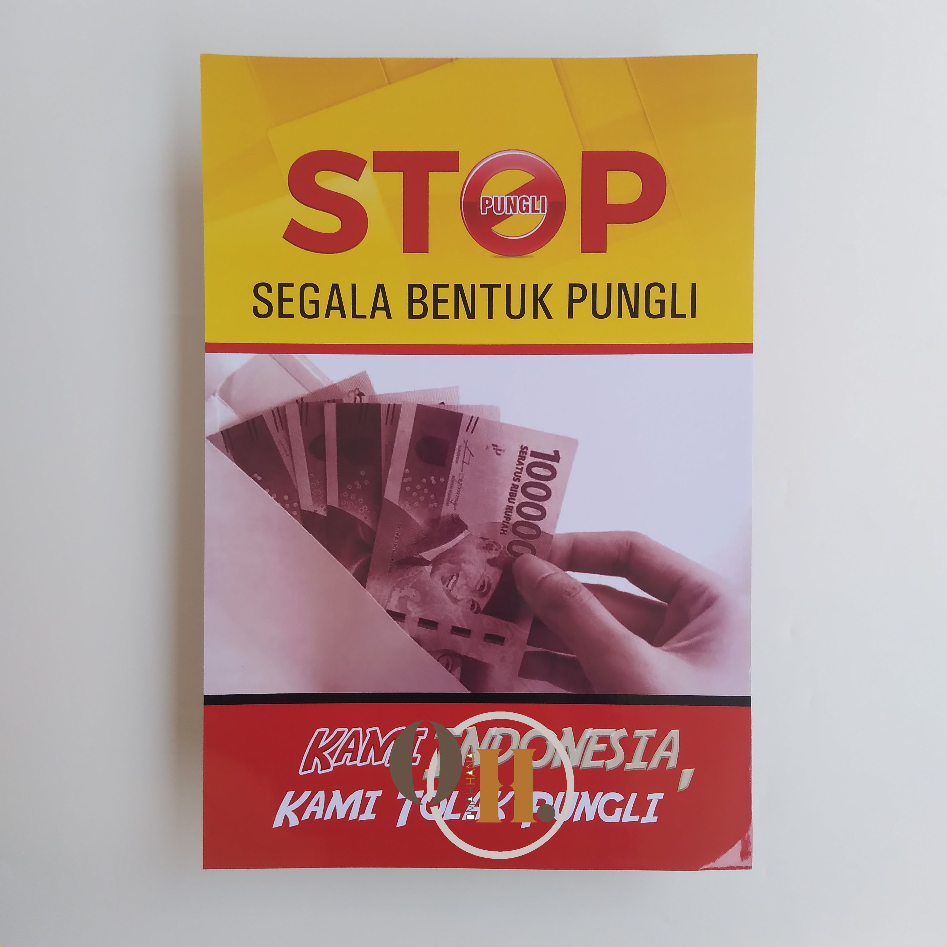 Jual Poster Stop Pungli - Poster Stop Gratifikasi - Poster Anti Korupsi ...