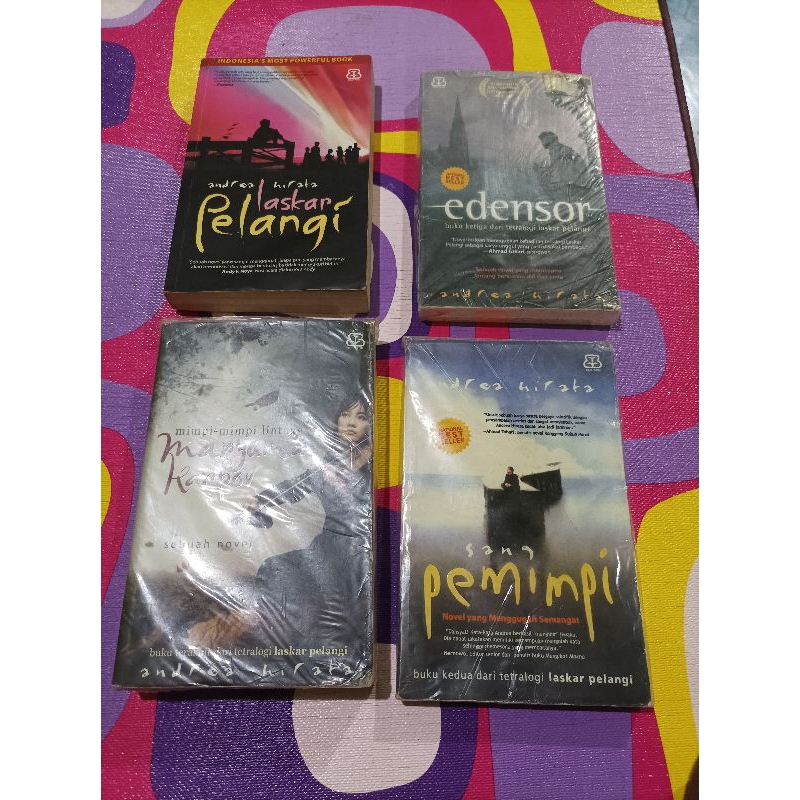 Jual Original Lengkap Tetralogi Laskar Pelangi Edensor Maryamah Karpov ...