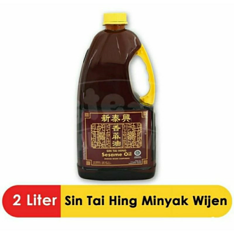 Jual Minyak Wijen STH Sin Tai Hing 2L Botol Sesame Oil Matahari ...