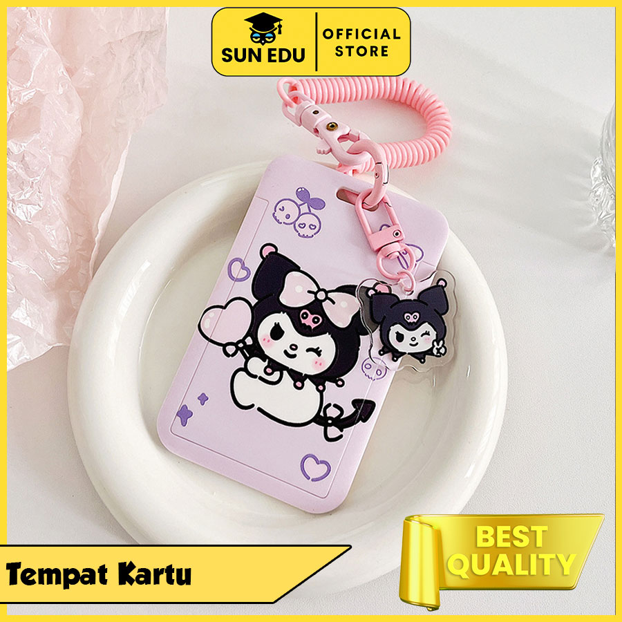 Jual ID Card holder/ Name tag gantungan kartu cute/ Kartu akses MRT ...