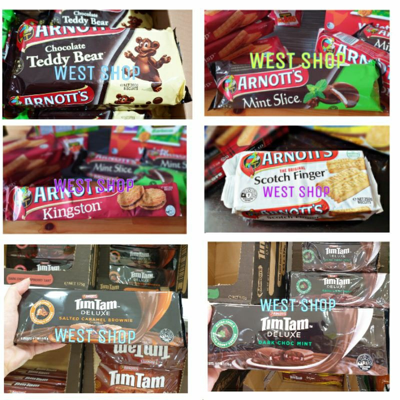 Jual Biskuit Mint Slice Arnotts Biscuits, Tim Tam Australia, Arnott's ...