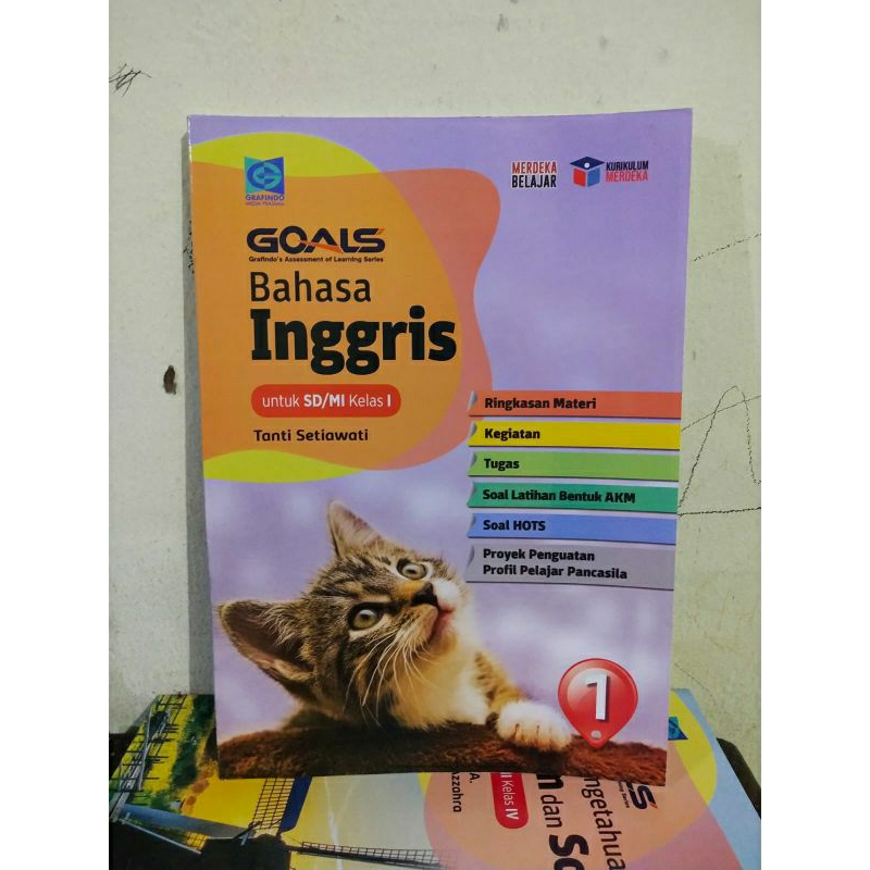Jual GOALS BAHASA INGGRIS SD/MI 1 KURIKULUM MERDEKA(KURMER) BUKU SOAL GRAFINDO MEDIA PRATAMA ...