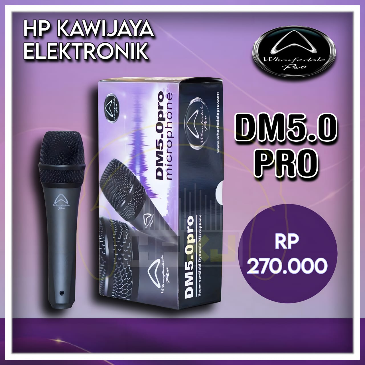 Jual MIC MICROPHONE WHARFEDALE PRO DM 5.0 PRO Microphone Dynamic ...
