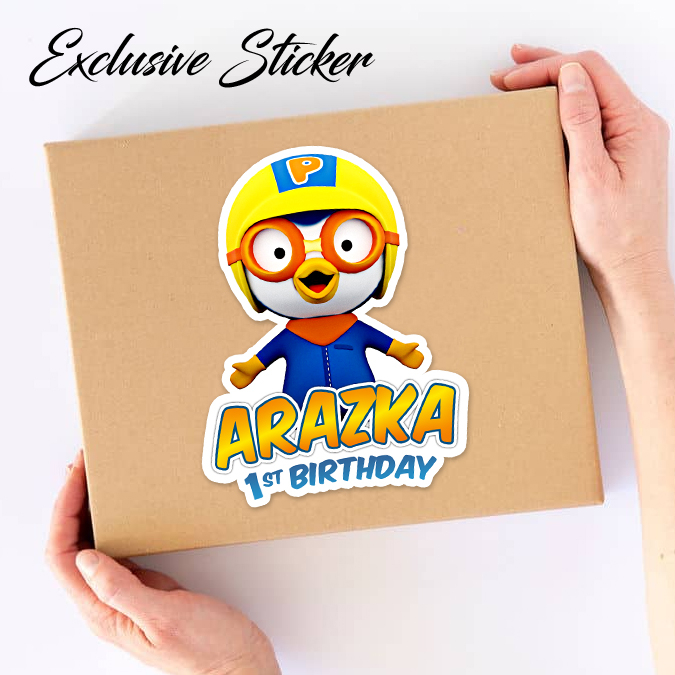 Jual 50 STIKER / STICKER PORORO 2-1 UTK BAG / BENTO / SOUVENIR ULTAH ...