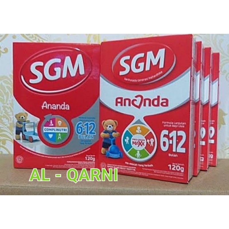 Jual SGM ANANDA 2 usia 6-12 Bulan Uk.120gr & 150gr (COMPLINUTRI ...